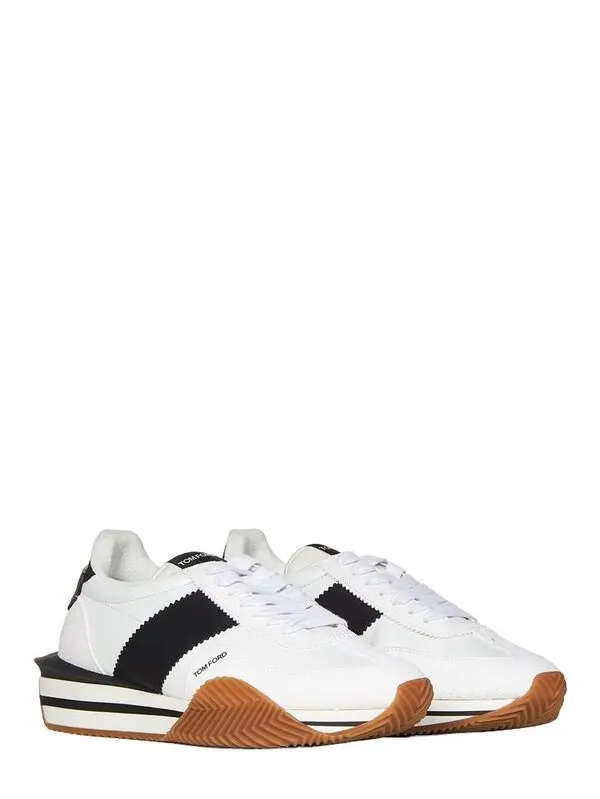 TOM FORD Leather Sneakers - White