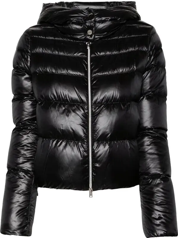 Herno Quilted Down Jacket - Black