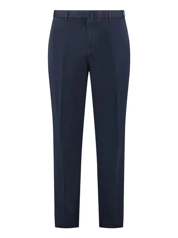 THE (ALPHABET) The Cotton Chino Trousers - Blue