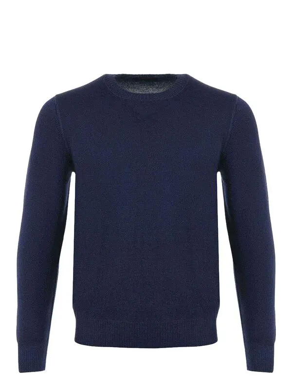 FAY Shaved Virgin Wool Sweater - Blue
