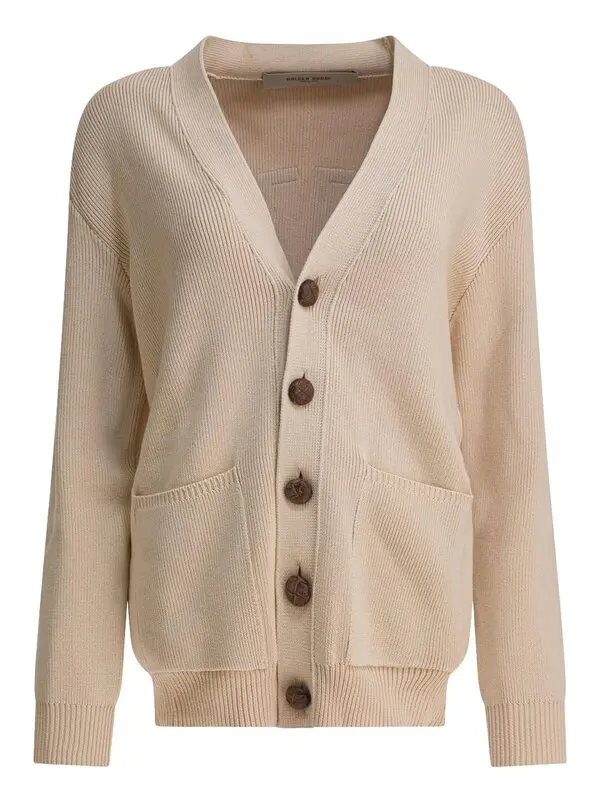 Golden Goose Cotton Cardigan - Beige