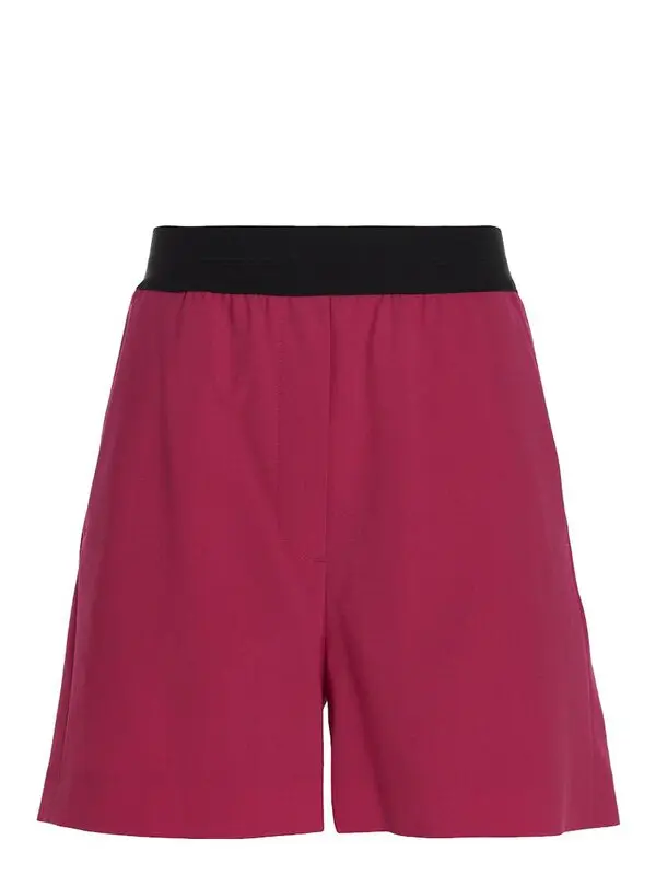 MSGM Wool Bermuda Shorts - Purple