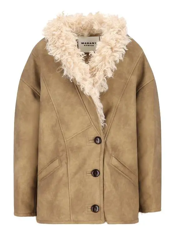 Isabel Marant Clea Coat - Beige