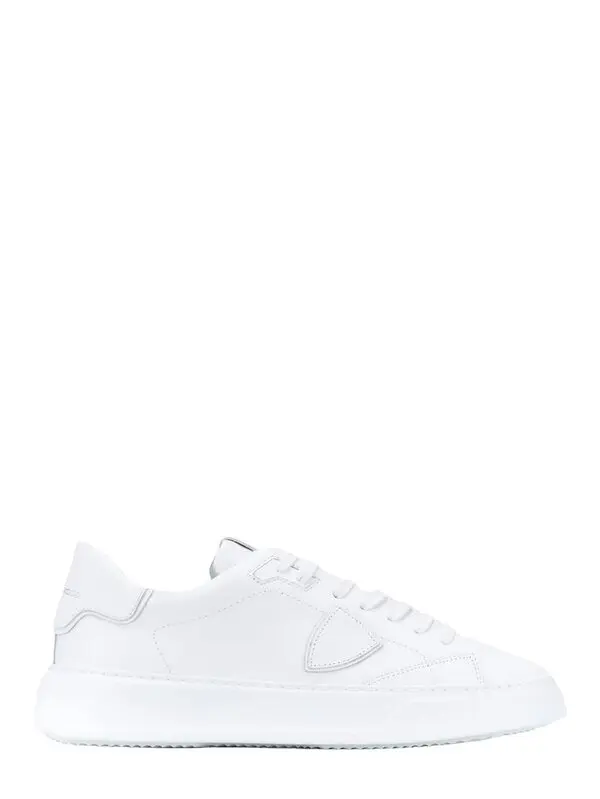 Philippe Model Calf Leather Sneakers - White