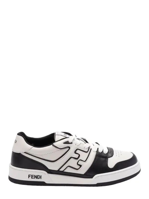 Fendi Match Sneakers Shoes - White