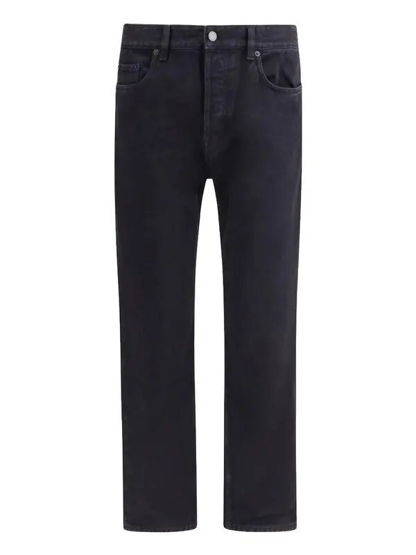 Saint Laurent Cotton Mick Jeans - Black
