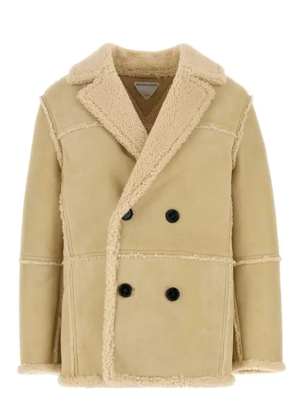 Bottega Veneta Shearling Coat - Yellow