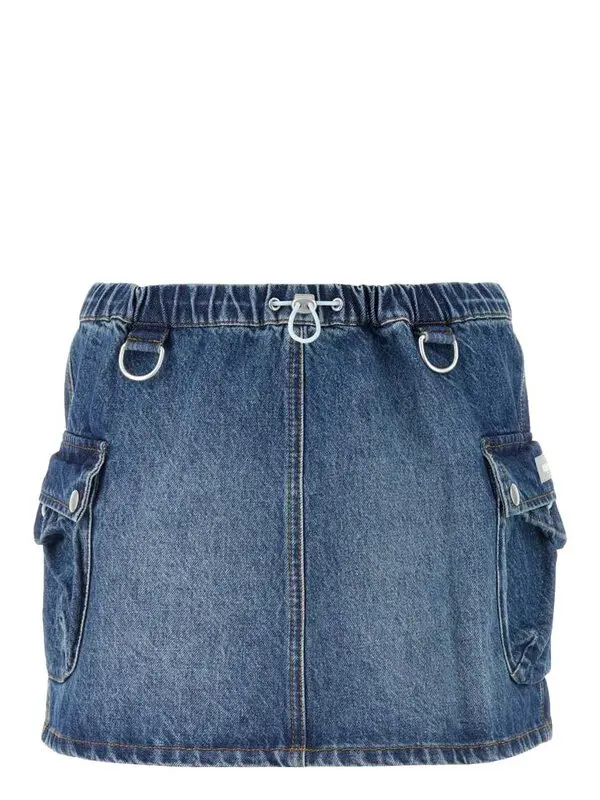 Coperni Denim Mini Skirt - Blue