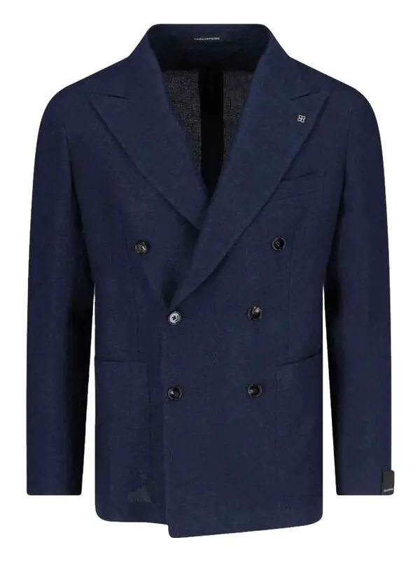 Tagliatore Double Breasted Jacket - Blue