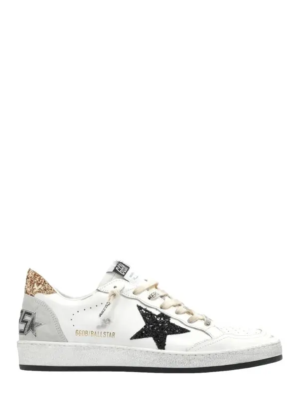 Golden Goose Lace-up Sneakers - White/black/gold/ice