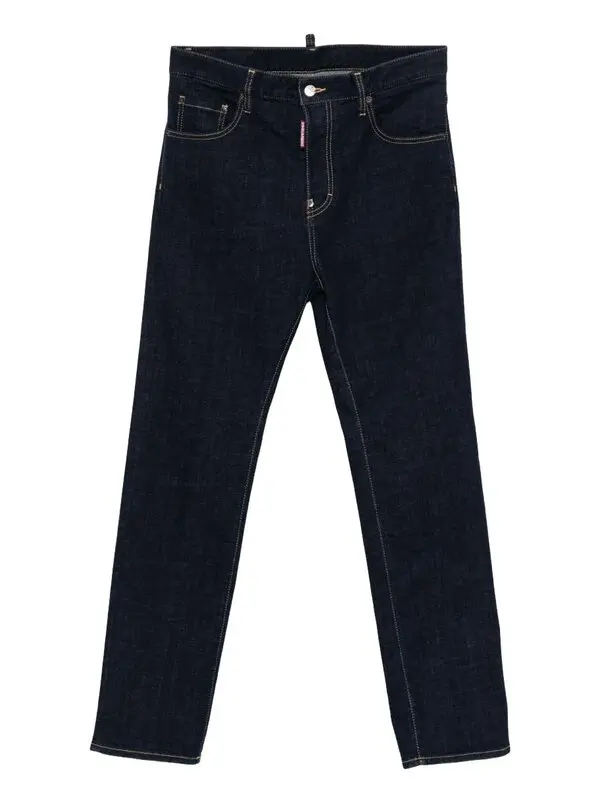 Dsquared2 Straight Leg Jeans - Blue