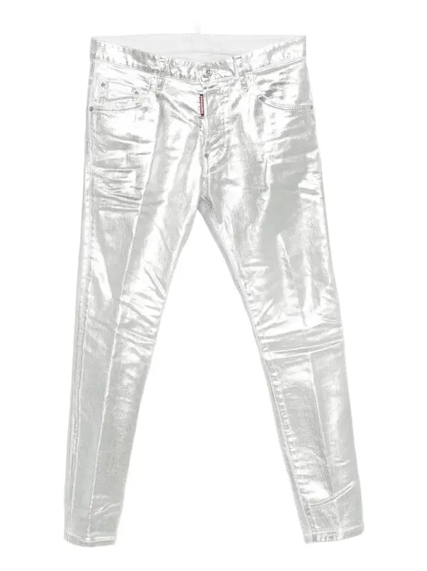 Dsquared2 Metallic Denim - Silver