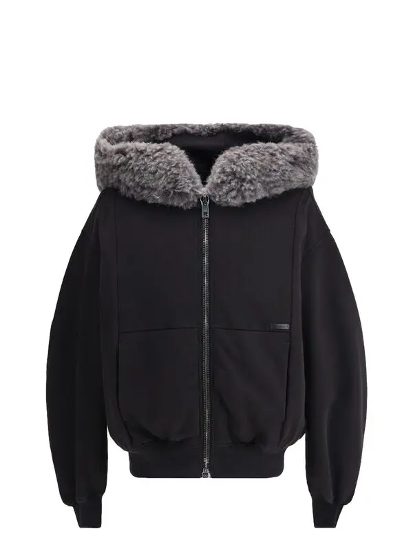 Dolce & Gabbana Hooded Sweatshirt - Black