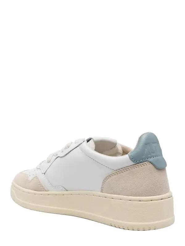 AUTRY Medialist Low Leather Sneakers - Clear Blue