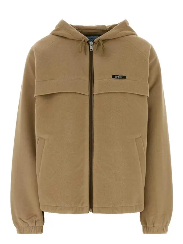 Prada Flannel Jacket - Beige O Tan