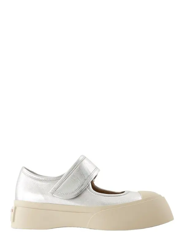 Marni Mary Jane Sneakers - Silver