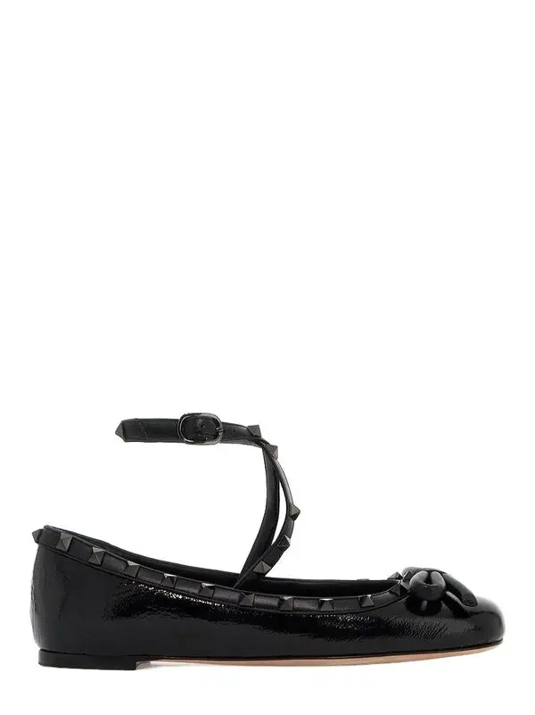 Valentino Garavani Rockstud Ballet Flats - Black