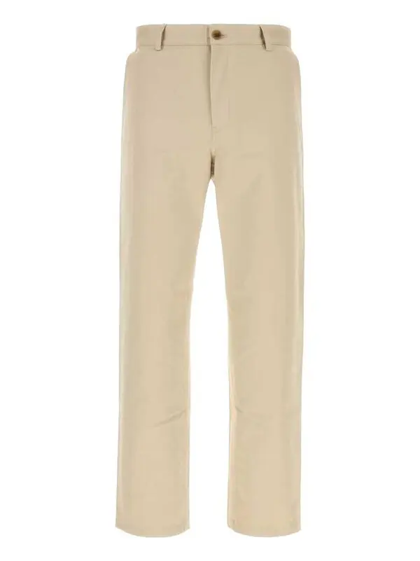 Maison Kitsuné Terracotta Pants - Beige O Tan