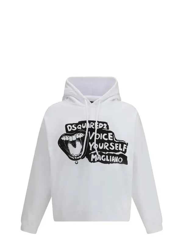 Dsquared2 Hooded Sweatshirt - White