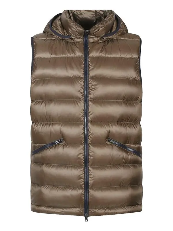 Herno Padded Gilet - Green