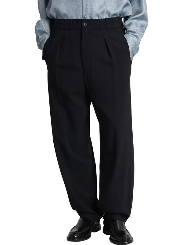 Giorgio Armani Wool Pants - Blue