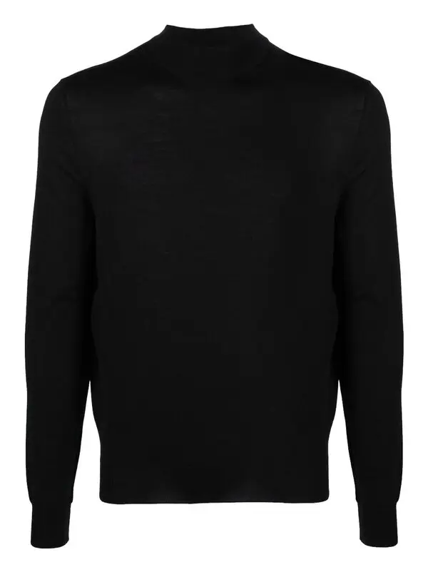 DRUMOHR Modern Turtleneck Sweater - Black