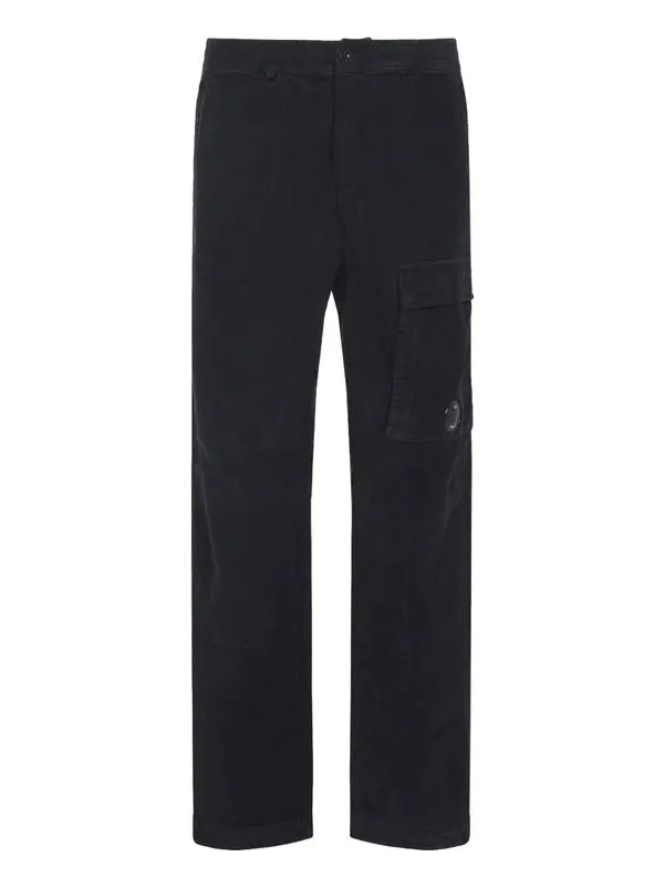 C.P. COMPANY Cotton Cargo Pants - Blue