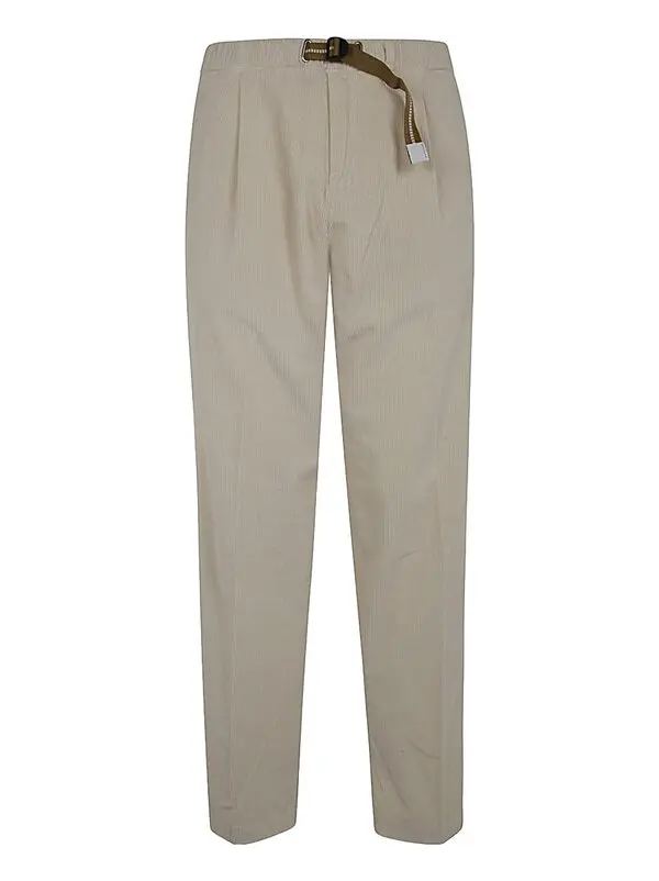 WHITE SAND Long Trousers - White
