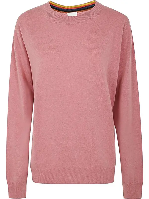 Paul Smith Crew Neck Cashmere Sweater - Beige