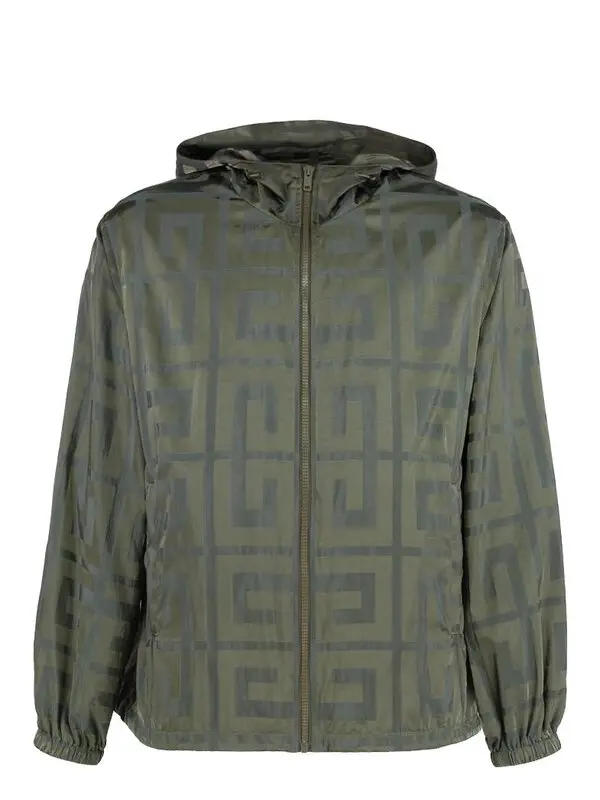 Givenchy Technical Fabric Hooded Jacket - Green