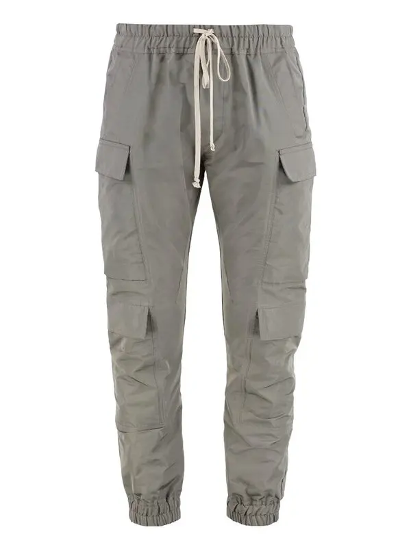 Rick Owens Nylon Cargo Pants - Grey