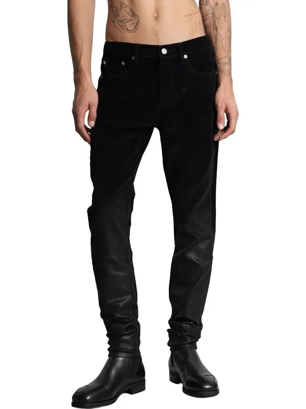 PURPLE BRAND Slim Fit Jeans - Black