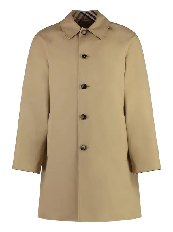 Burberry Cotton Trench Coat - Beige