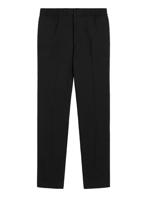 Ami Straight Leg Trousers - Black