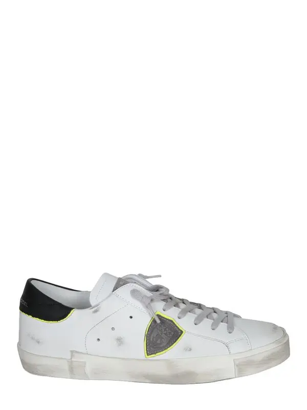 Philippe Model Leather Sneakers - White