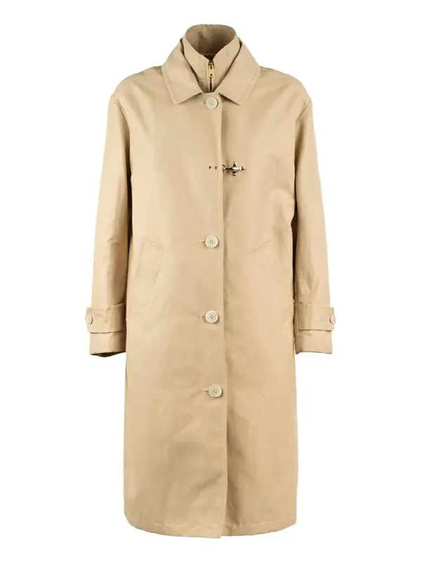 FAY Long Morning Coat - Beige