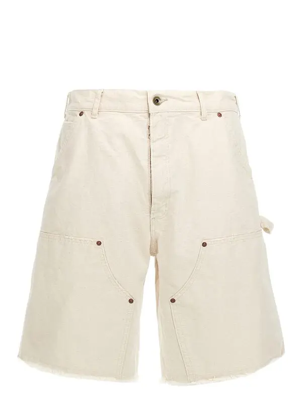 MAISON MARGIELA Cotton Shorts - White