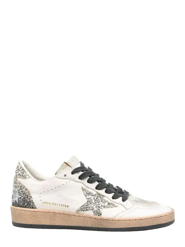 Golden Goose Ball Star Sneakers - Bianco E Grigio