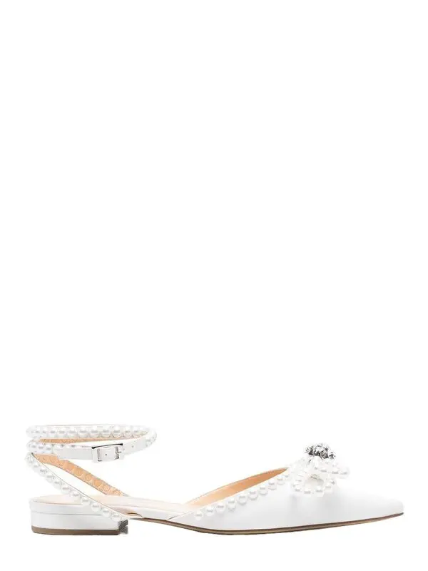 Mach &amp; Mach Ballet Flats - White