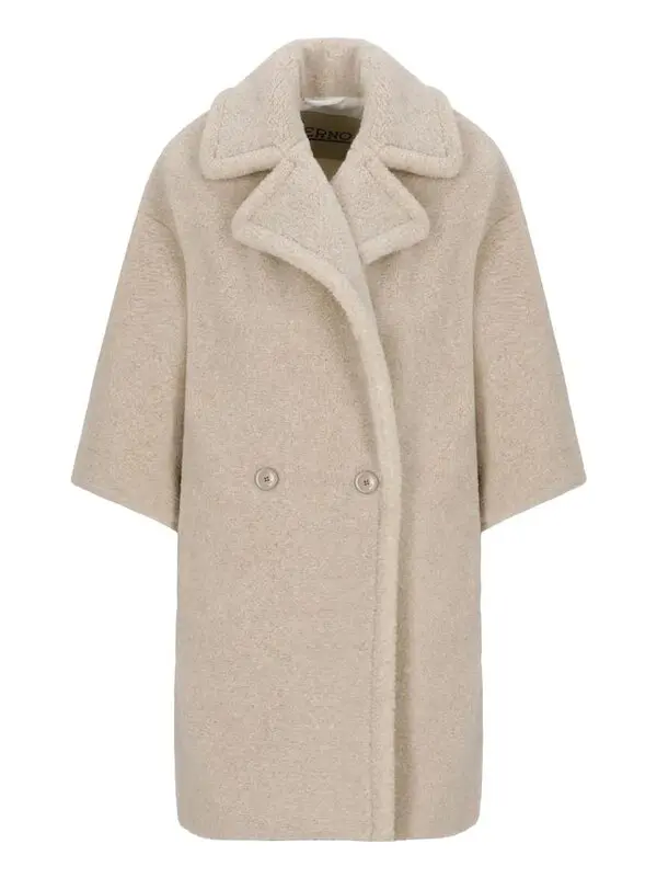Herno Double-breasted Coat - Beige