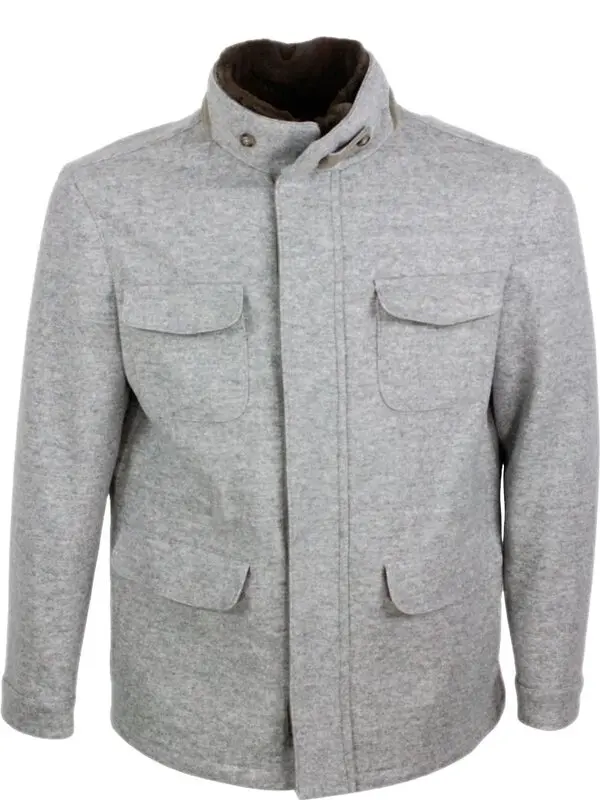 BARBA NAPOLI Saharan Jacket - Grey