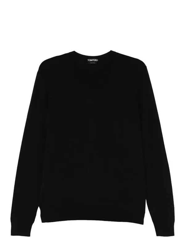 TOM FORD Wool Crewneck Sweater - Black