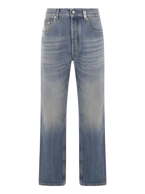 Alexander McQueen Straight-leg Jeans - Blue