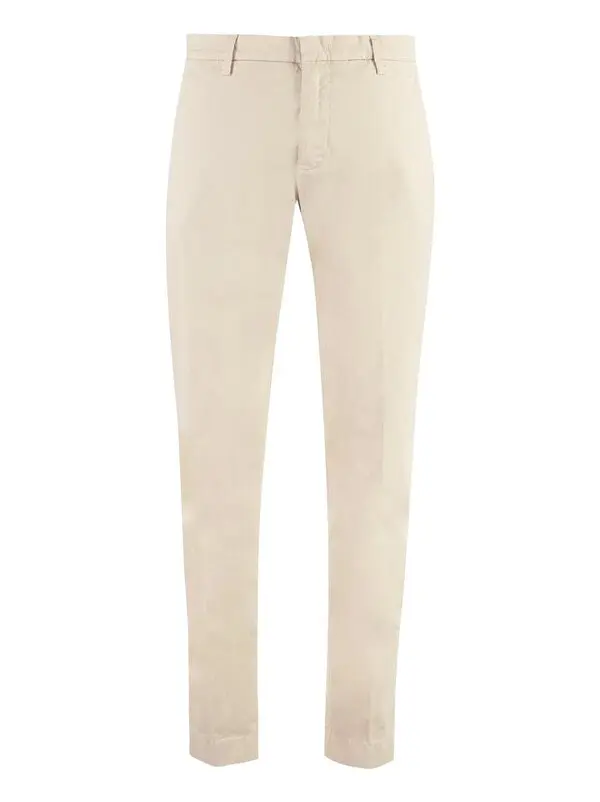 HANDPICKED Tova Cotton Trousers - Beige