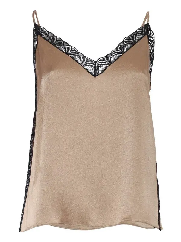Alberta Ferretti Top - Beige