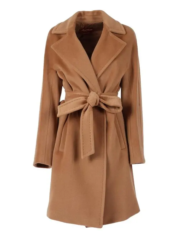 Max Mara Virgin Wool Coat - Brown