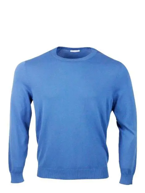 Malo Cotton Knitwear - Avion Blue