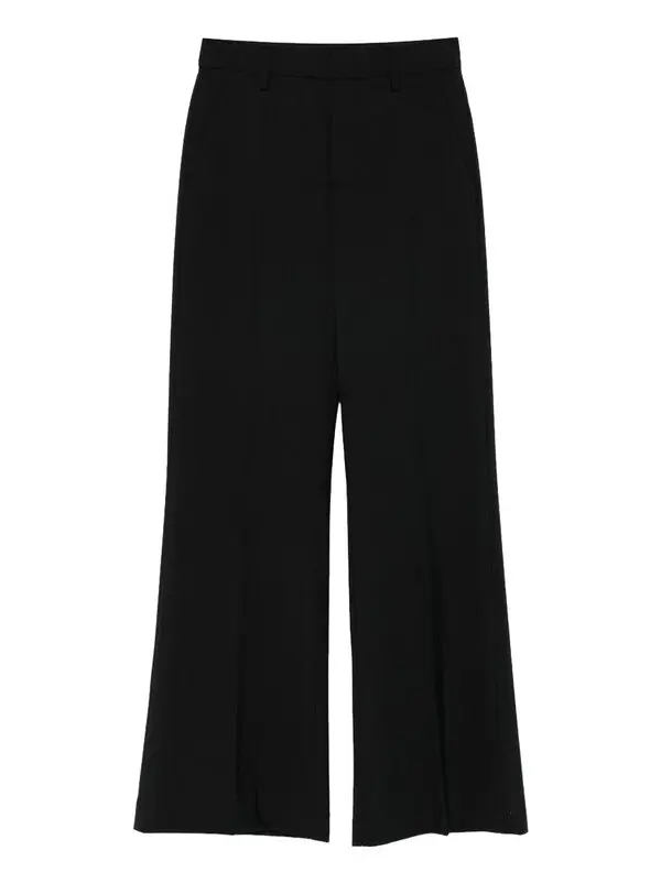 DONDUP High-waisted Trousers - Black