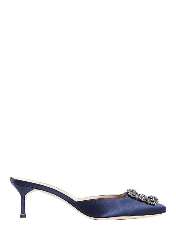 Manolo Blahnik Hangisimu_fmc Lanza Clava 050 Mules - Blue