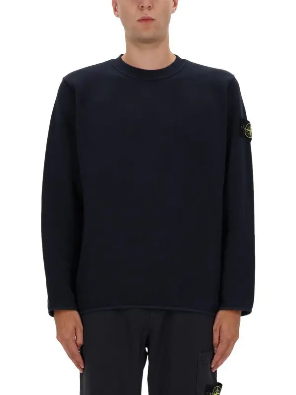 Stone Island Cotton Sweatshirt - Blue